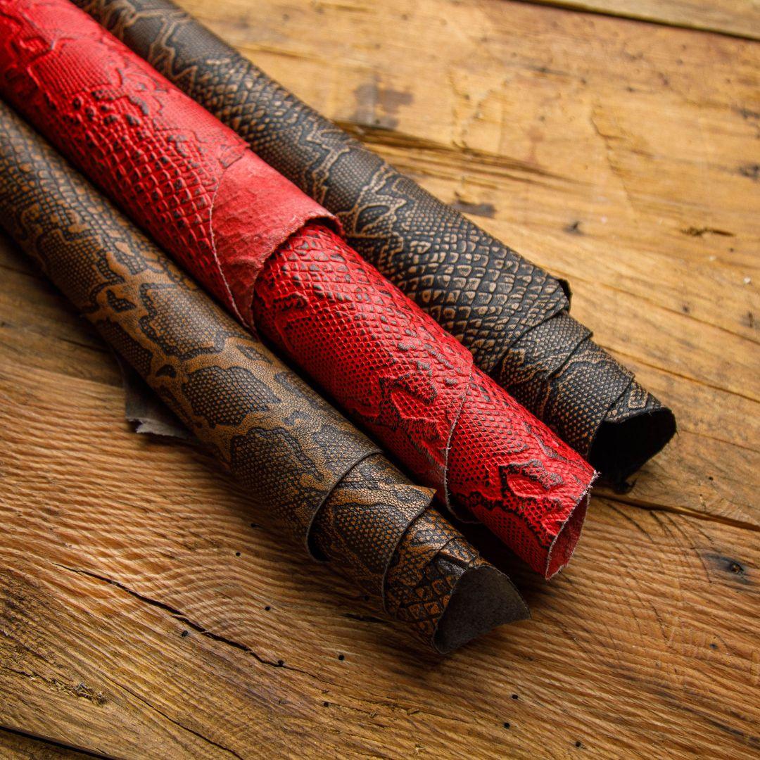 Snake Embossed Leather – Leather Hub